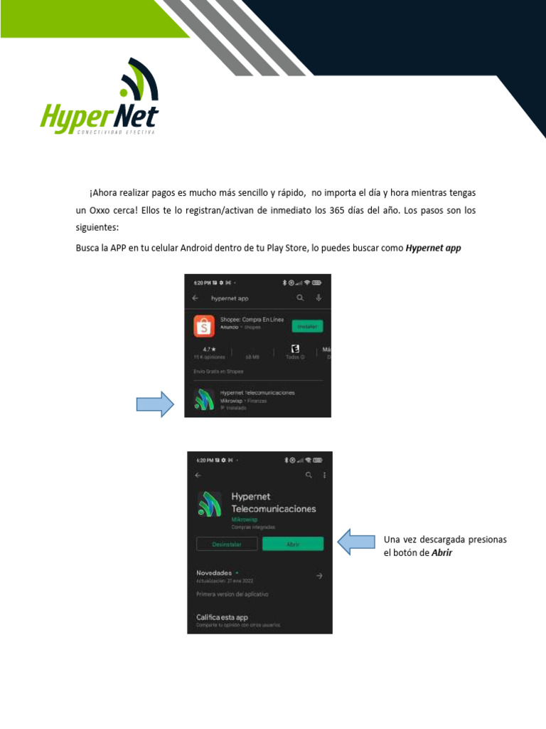 Paga fácilmente con Hypernet en Oxxo | PDF | Finanzas y dinero