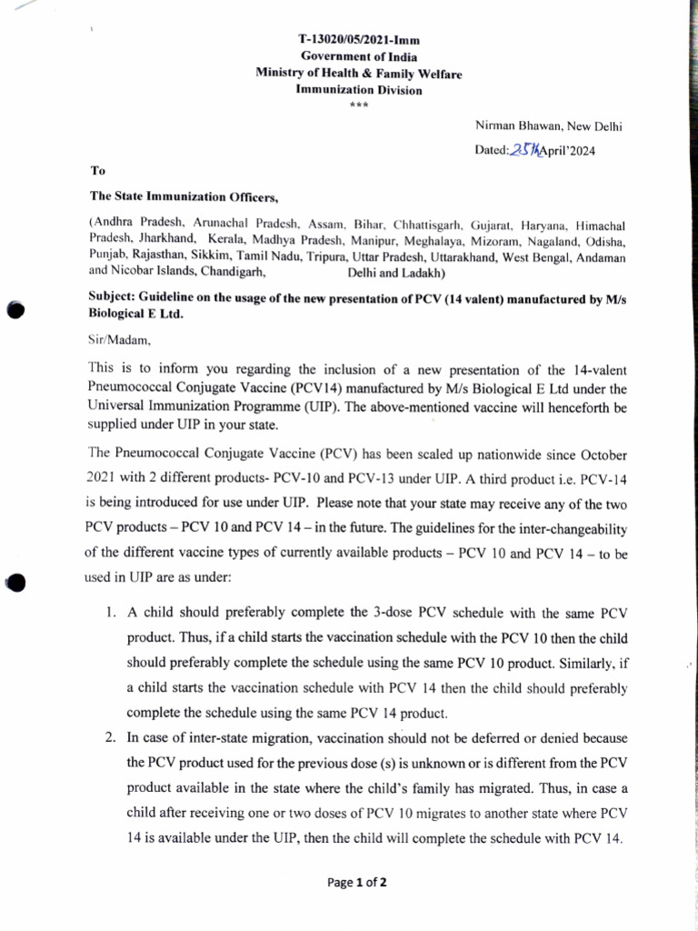 Pcv-14_merged | PDF | Vaccination | Public Health