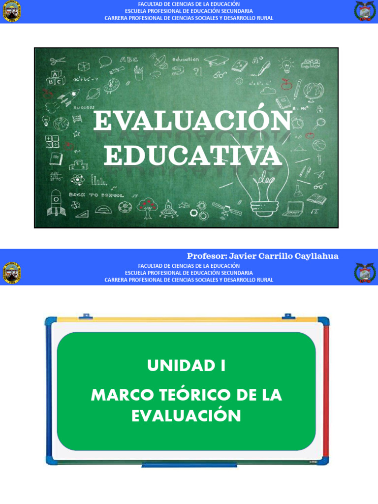 EE PPT 2023-1 | PDF | Evaluación | Escuelas