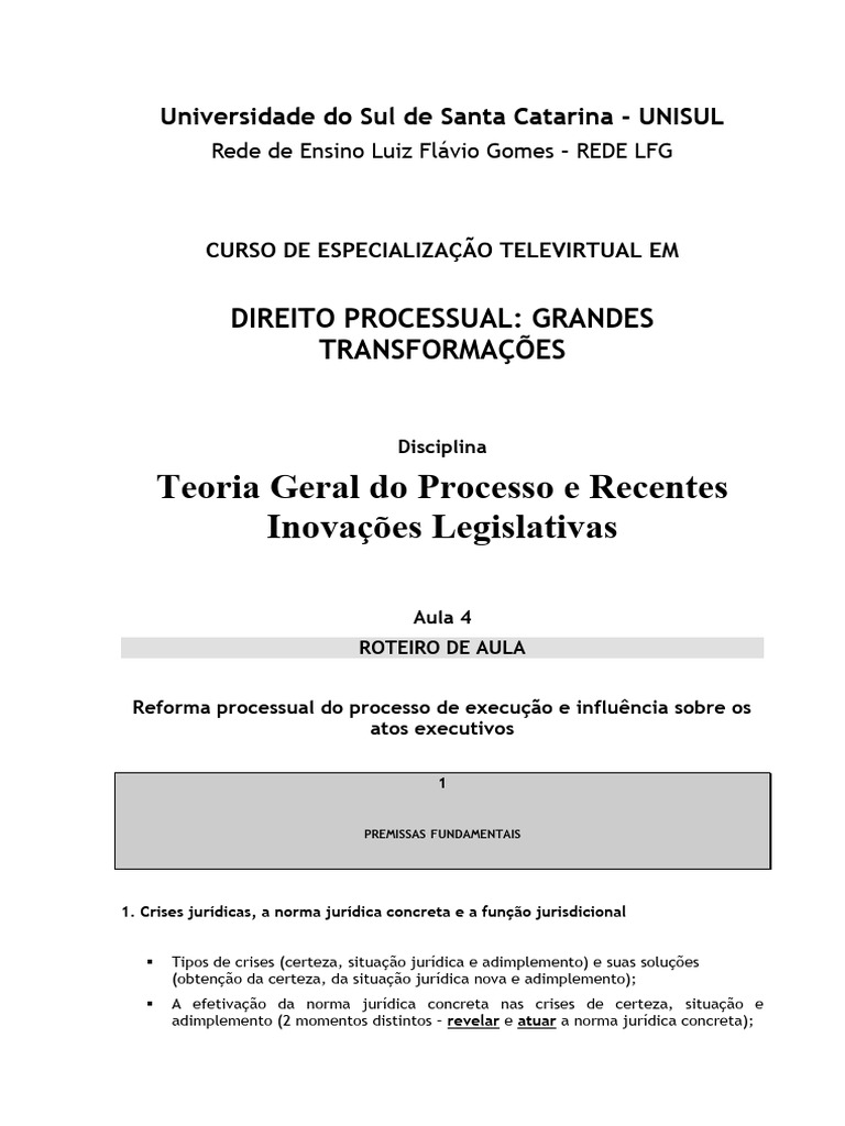 (10112-62872) DPGT TGPRIL AULA 4 2008 03 15 Roteiro Aula | PDF ...