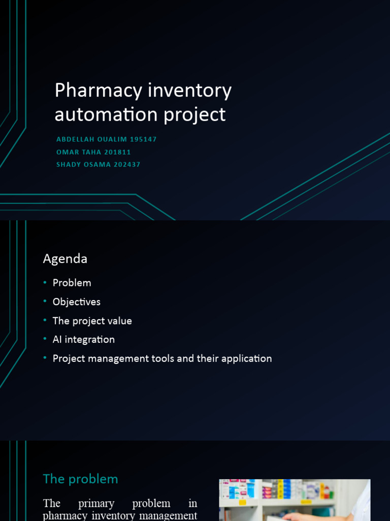 Pharmacy inventory automation project | PDF