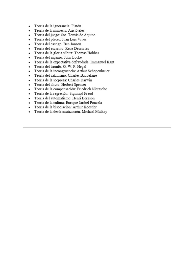 Teorías Del Humor | PDF | La risa | Humor