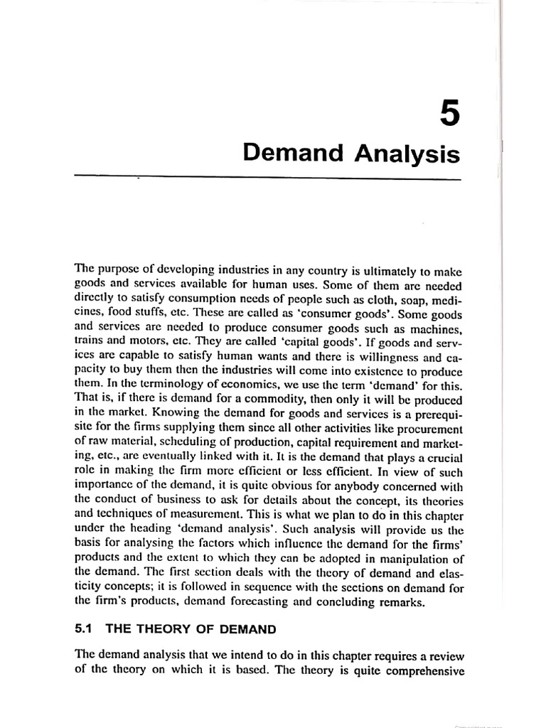 Demand Elasticity (Chapter 05) | PDF