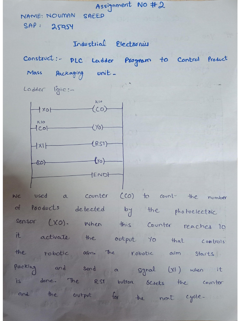 Industrial Electronics Assignment 2 | PDF