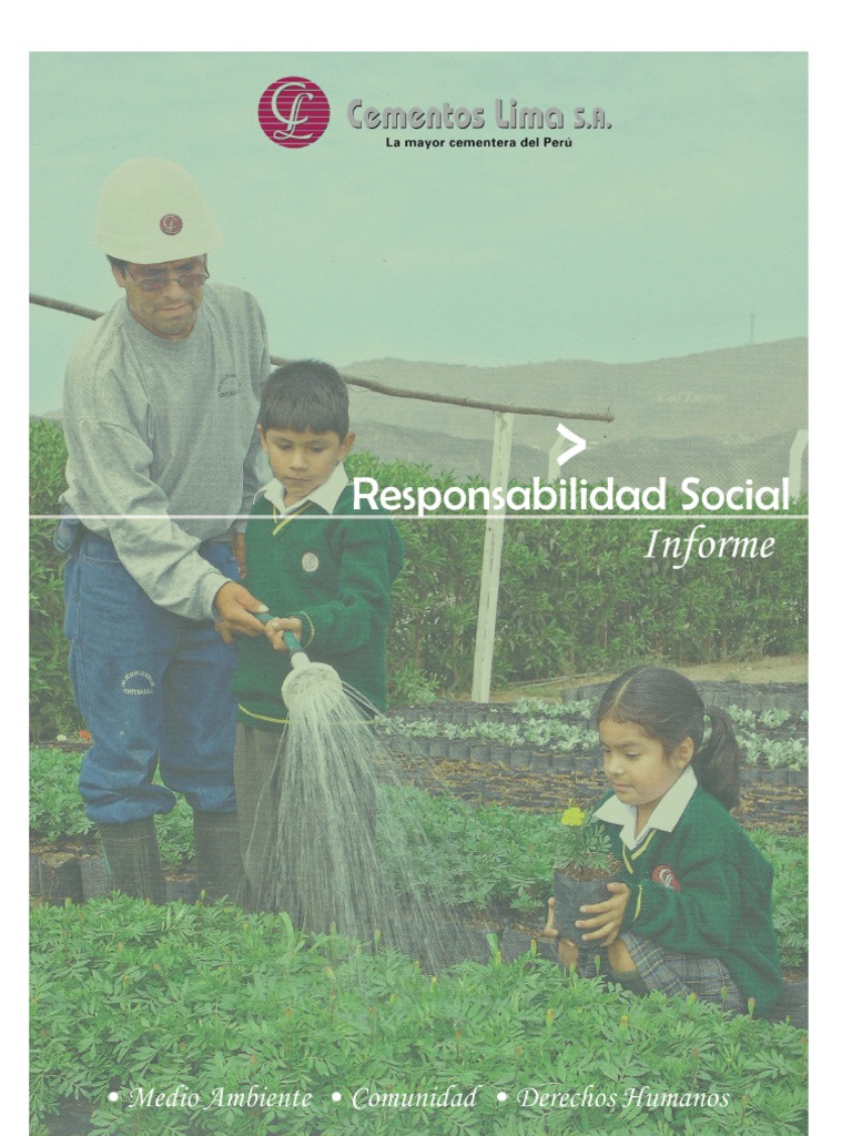Cementos Lima | PDF | Derecho laboral | Responsabilidad social corporativa