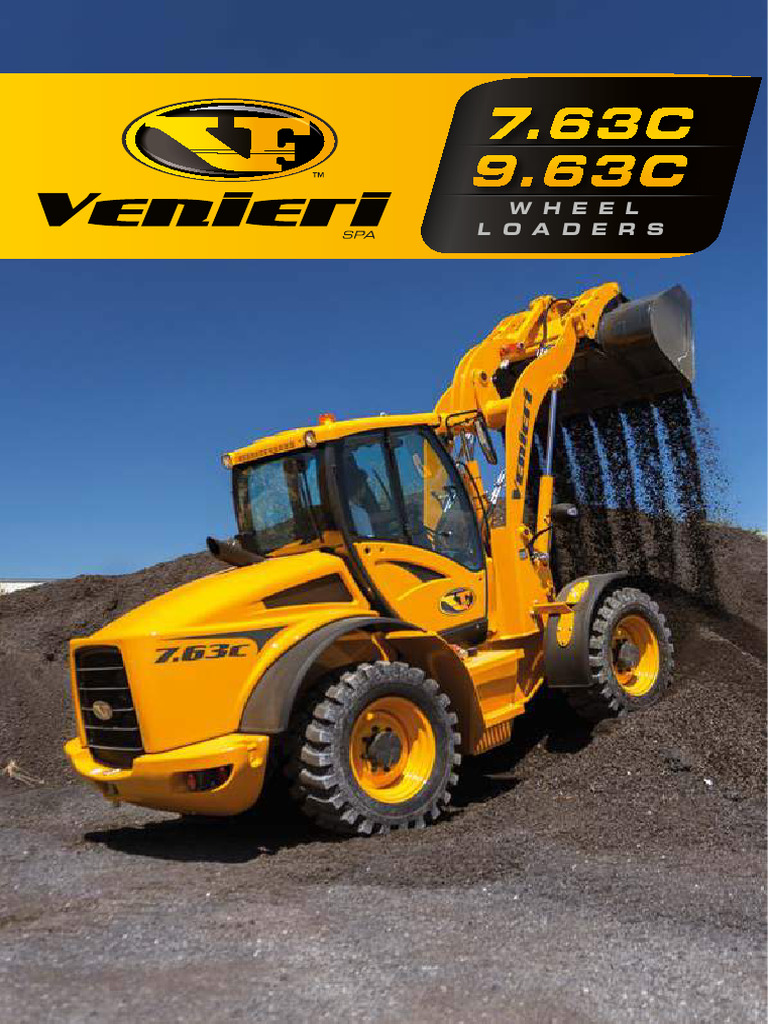 Venieri VF763C Wheel Loader Brochure | PDF | Axle | Horsepower