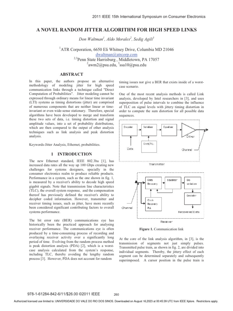 A_novel_random_jitter_algorithm_for_high_speed_links | PDF | Probability Density Function ...