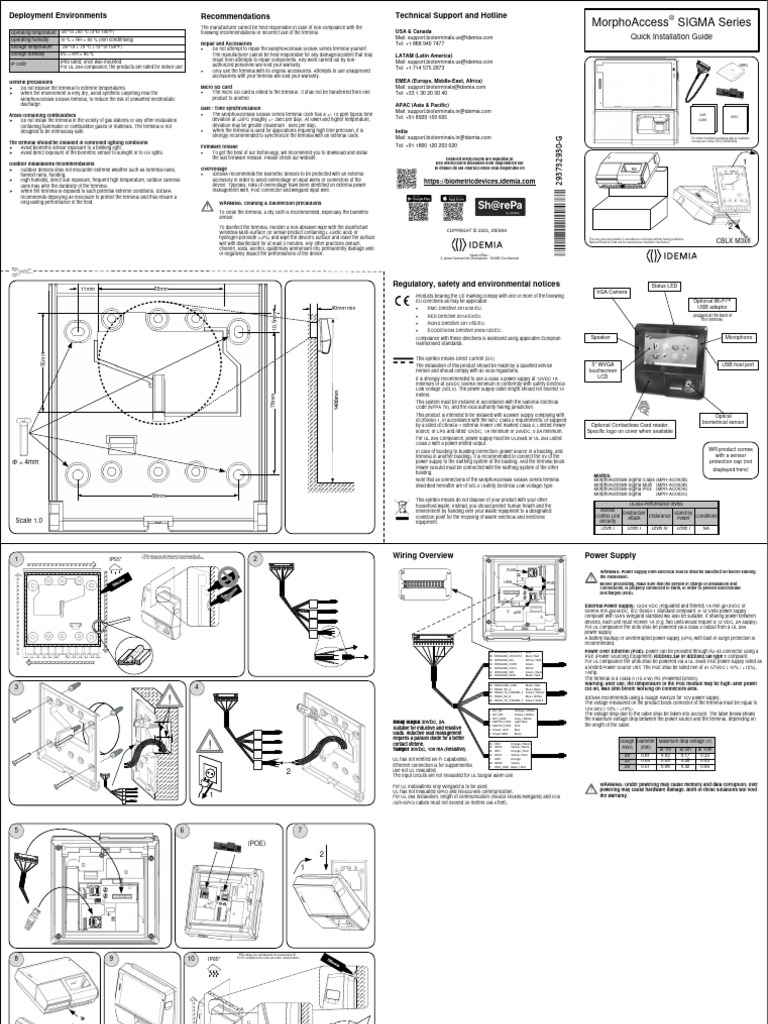 SIGMA Wide - Quick Installation Guide (293732930-G) | PDF | Earth Sciences