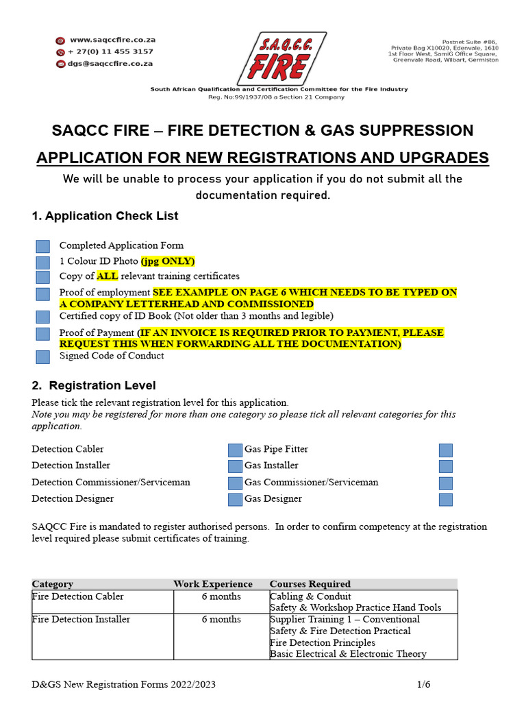 DGS Registration 2022-2023 | PDF | Mail | Justice