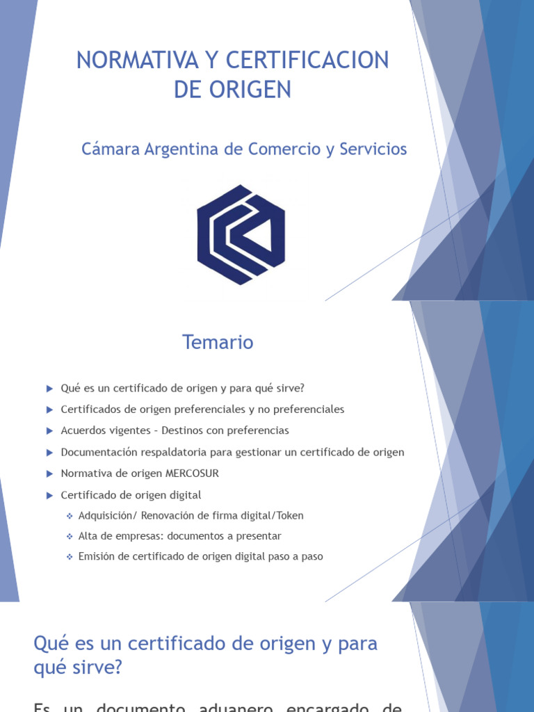 Certificado de Origen | Descargar gratis PDF | El comercio internacional | Economias