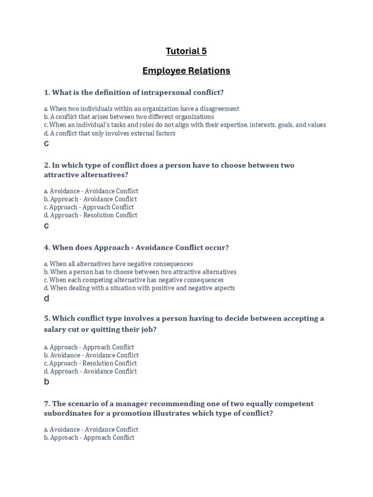Understanding Role Conflict in Organizations | PDF | Job Satisfaction ...