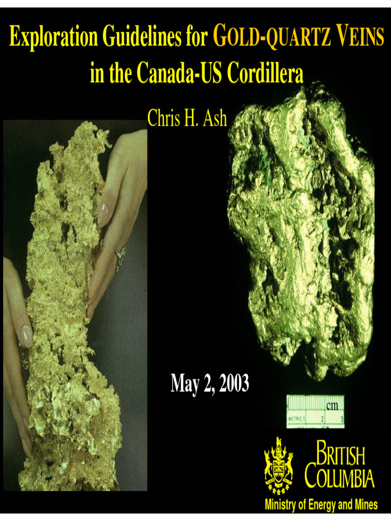 Exploration Guidelines for Gold Quartz Veins | PDF | Rock (Geology) | Rocks