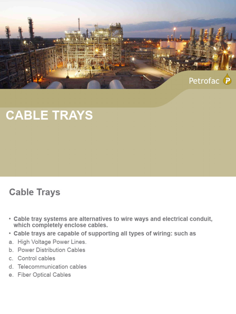 Cable Trays | PDF | Electrical Wiring | Wire