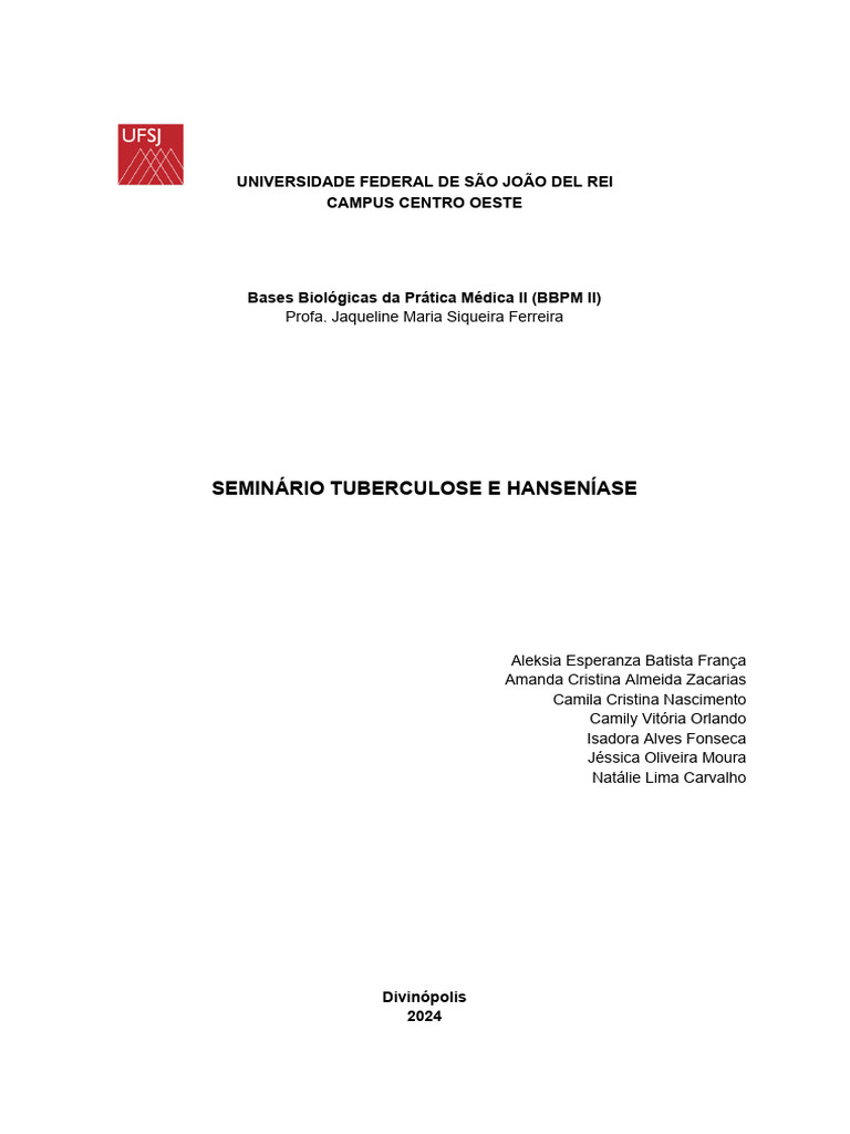 Tuberculose: Agente, Patogênese e Prevenção | PDF | Bactérias ...