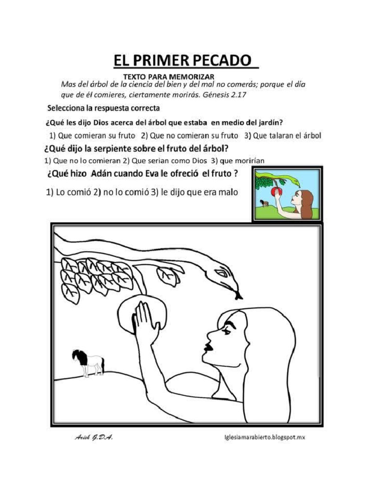 El Primer Pecado | PDF