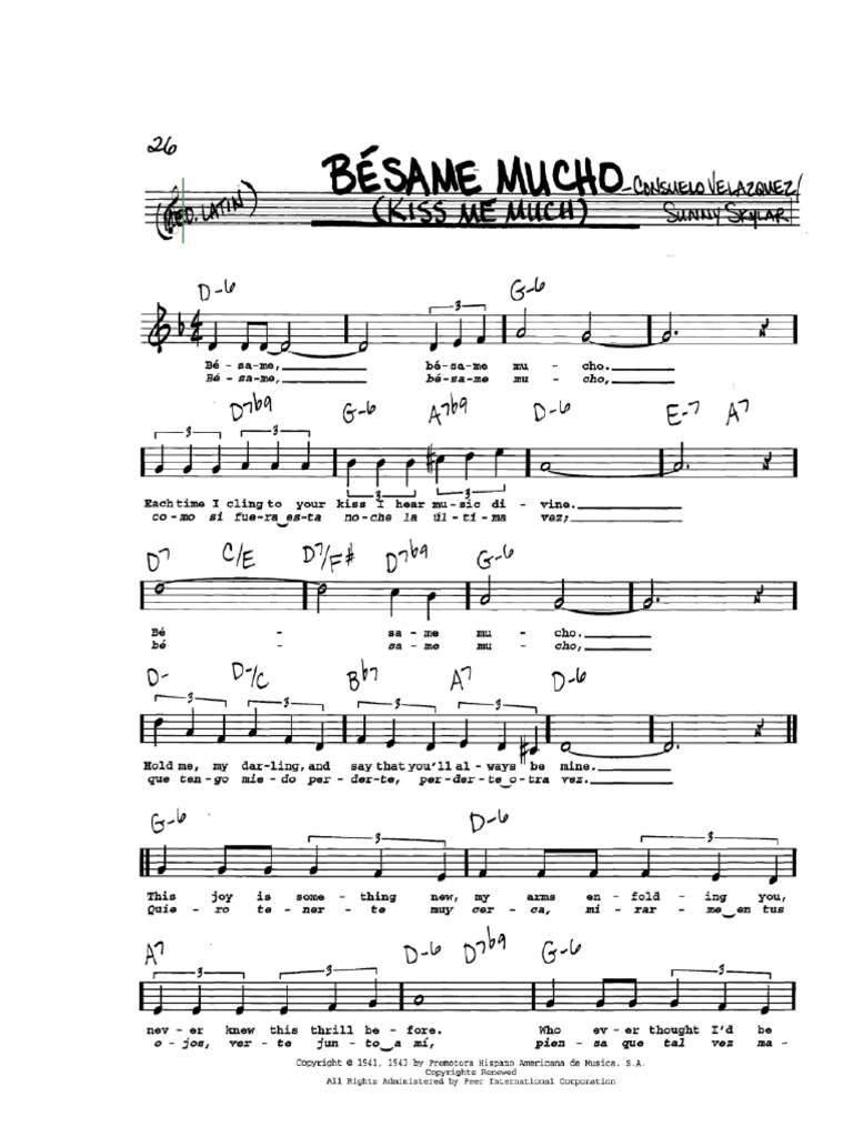 Besame Mucho | PDF