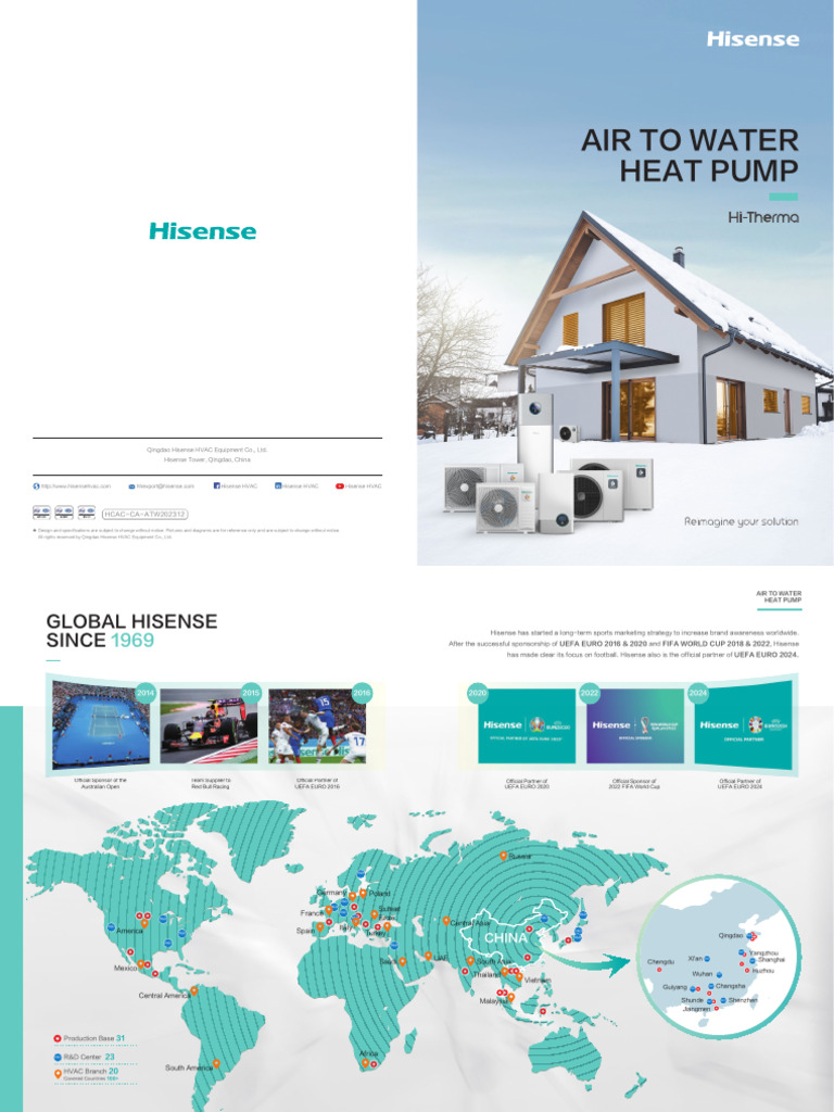 Catalogue PAC HT Hi-Therma | Download Free PDF | Heat Pump | Water Heating