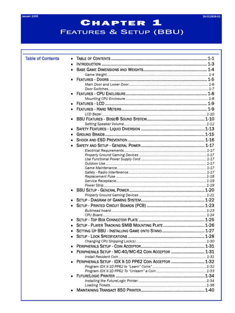 1 16-012909-02 BBU Vid Setup | PDF | Ac Power Plugs And Sockets | Electromagnetic Interference