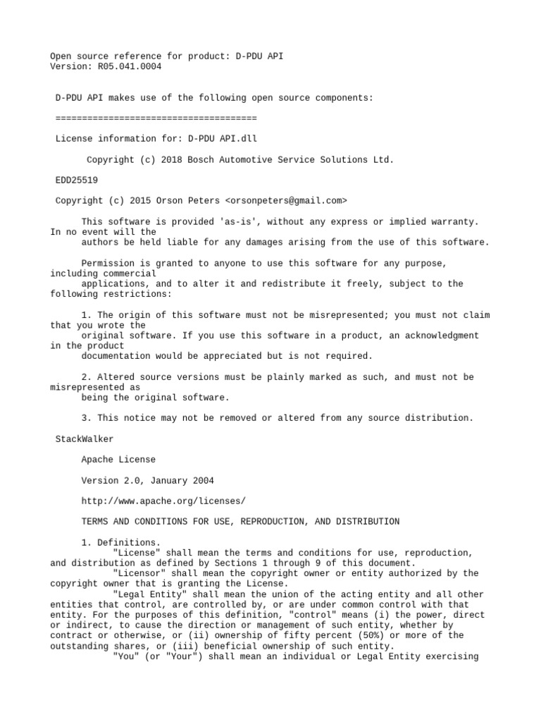 OSS_DisclosureDocument | PDF | License | Derivative Work