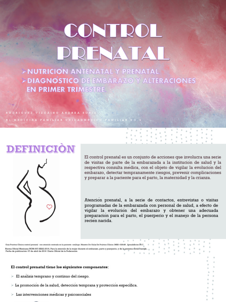 Control Prenatal | PDF | El embarazo | Parto