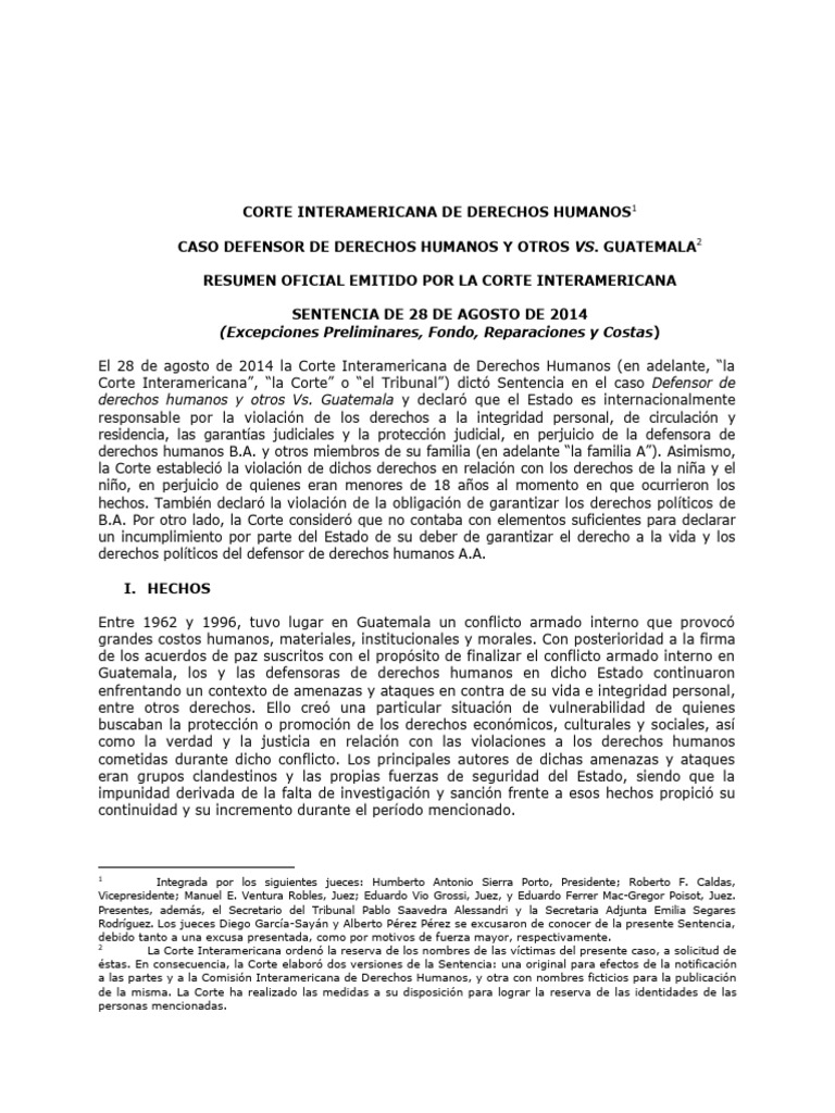 Resumen 283 Esp | PDF | Derechos humanos | Violación