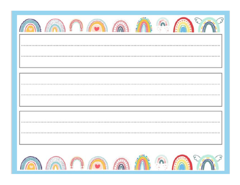 FORMATO 1 Riel Caligráfico para Práctica de Escritura. | PDF