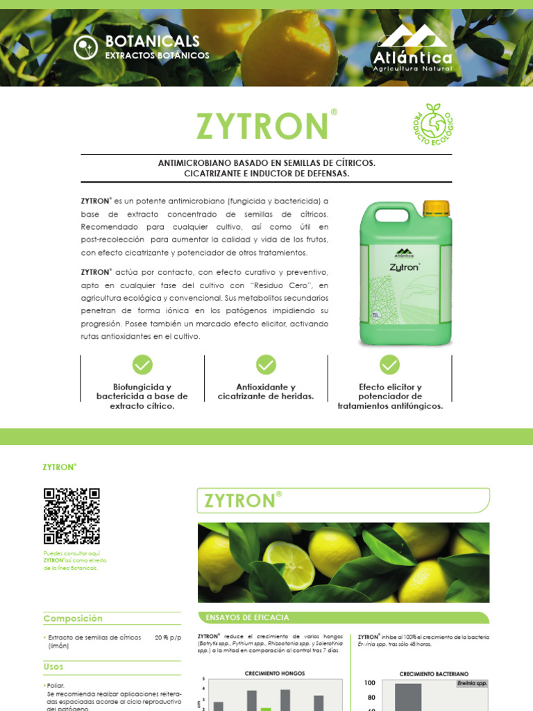 ZYTRON® | PDF | Antimicrobiano | Biología