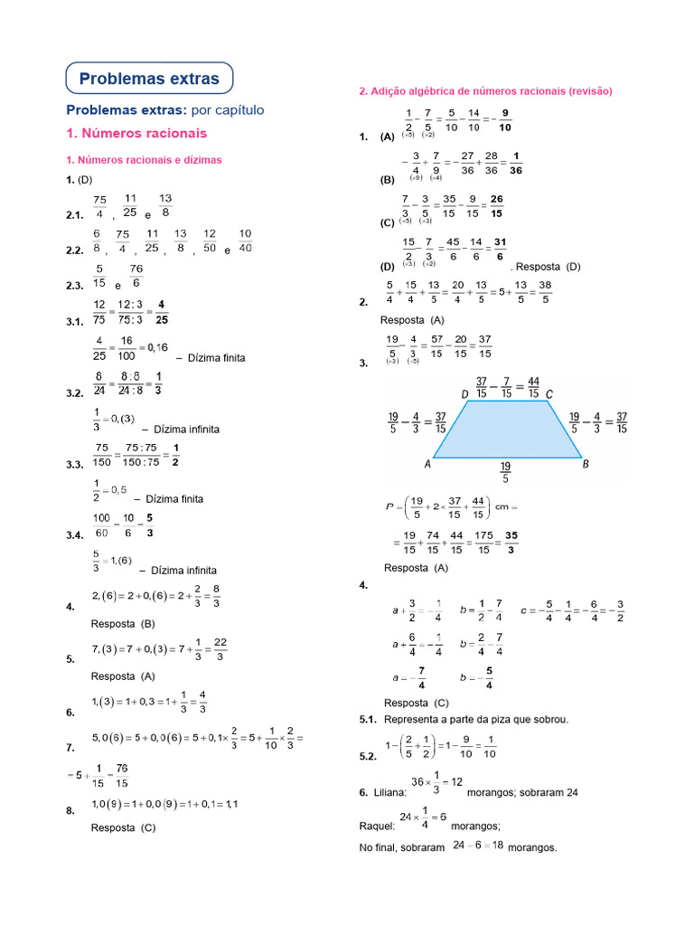 mx8 Probl Extra Cap Resolucoes | PDF | Triângulo | Polígono