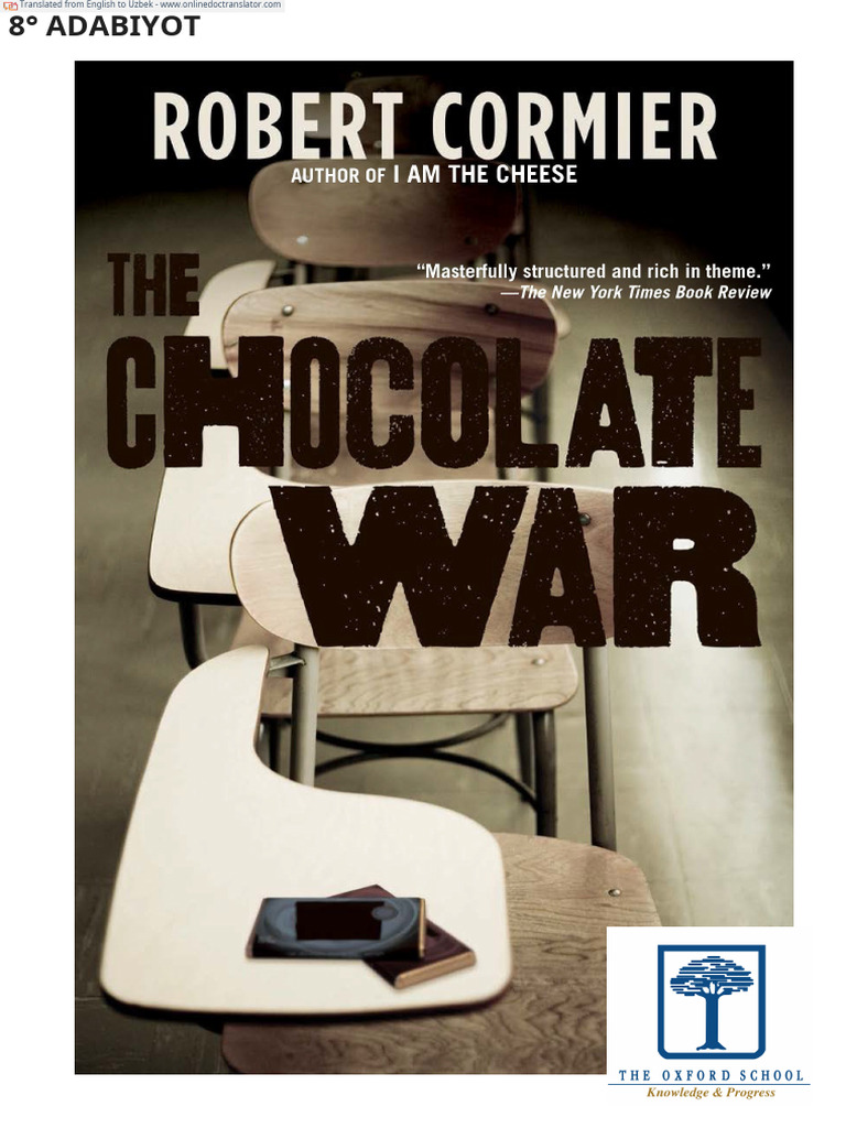 The Chocolate War by Robert Cormier - En.uz | PDF
