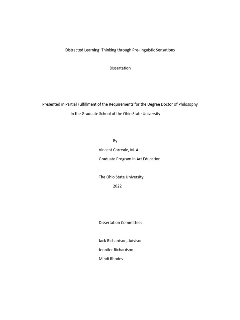 Disser T 2022 Final | PDF | Learning | Experience