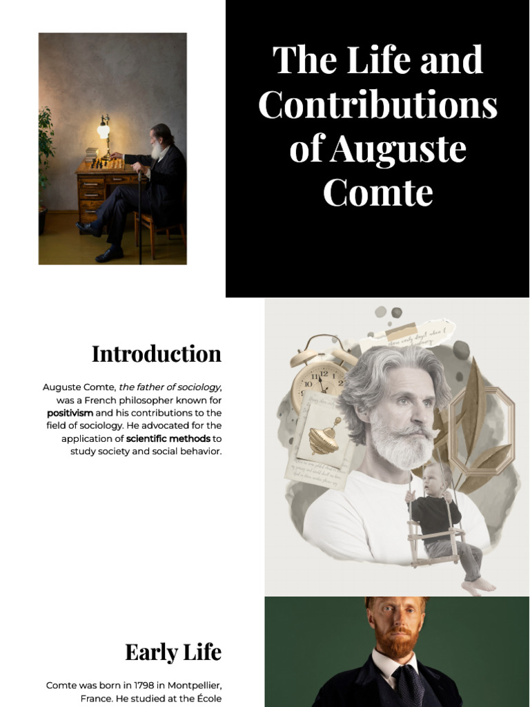 August Comte | PDF | Sociology | Positivism