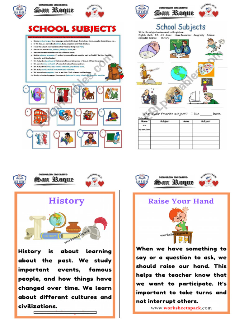 School Subjects | PDF