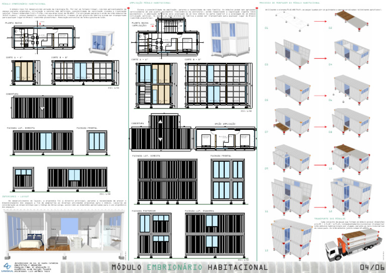 Prancha Container Com Detalhamento Eletrico | PDF