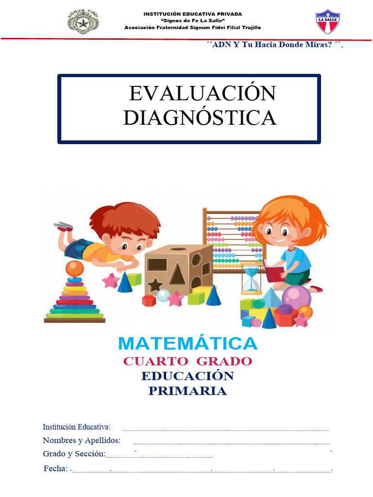 Evaluacion Diagnostica de 4to Grado 2024 | PDF Evaluacion Diagnostica de 4to Grado 2024 | PDF