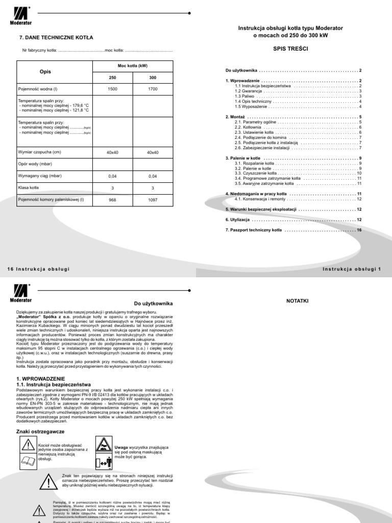 DTR Moderator 250 300kW | PDF