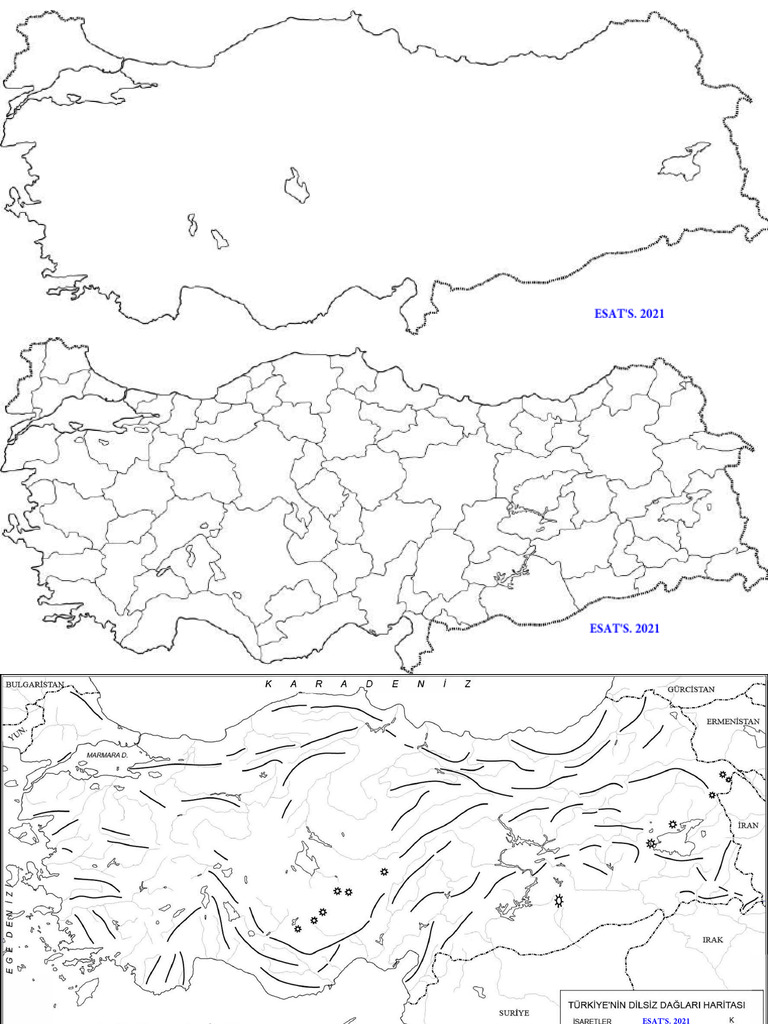 Dilsiz Haritalar Sablonu | PDF