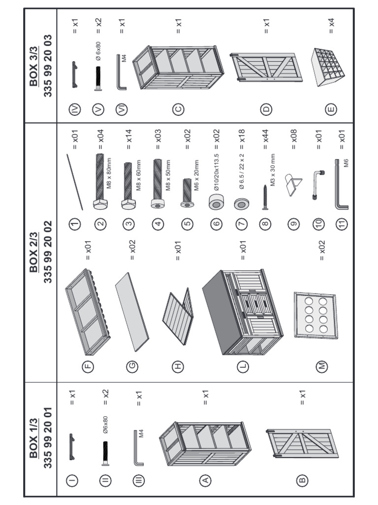 Assembly Instructions Mesa Home Bar Center - 3359920001 - Manual | PDF