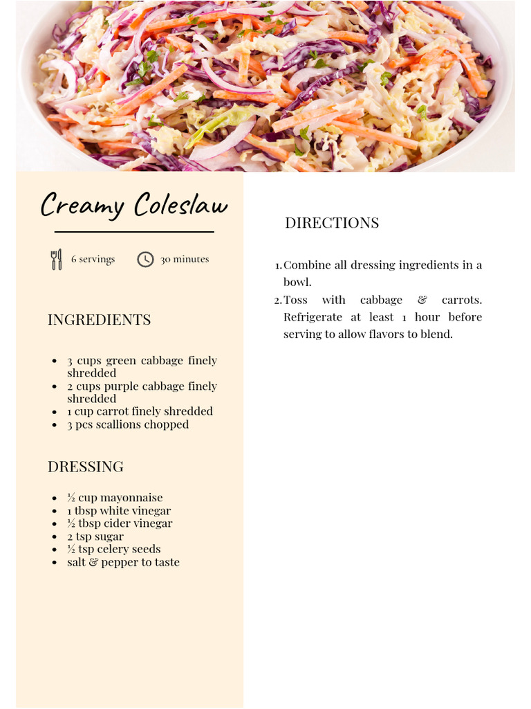 White Modern Recipe Card - 20240415 - 123929 - 0000 | PDF | Cakes ...