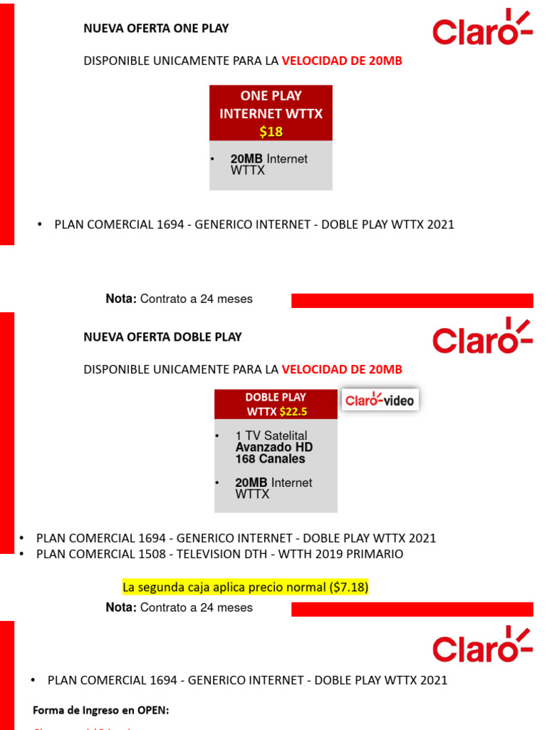 Nueva Oferta WTTX | PDF