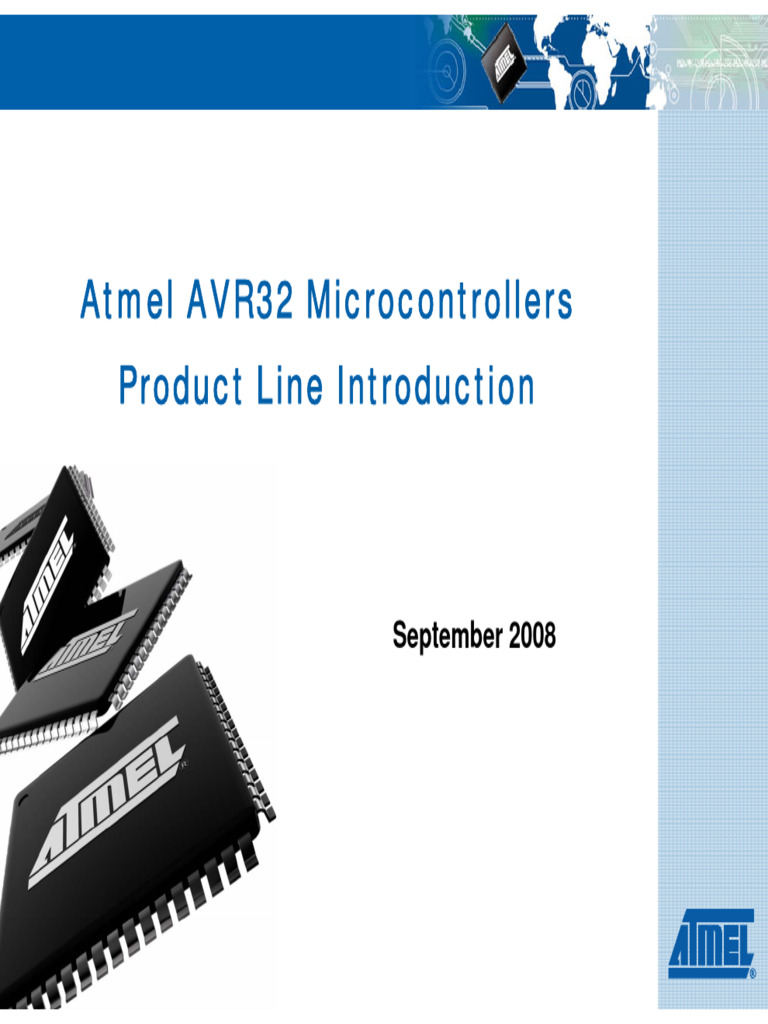 AVR32 UC3 Product Line Introduction | PDF | Digital Signal Processing | Microcontroller