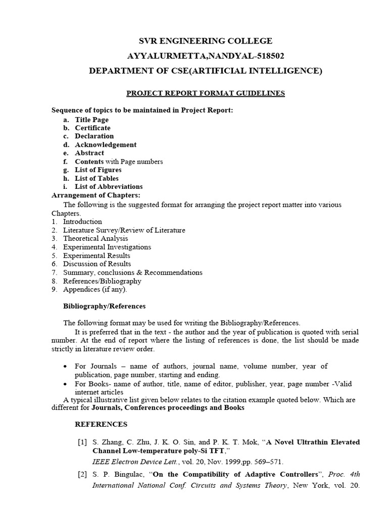 Project Guidlines Pdf Sensor Gases