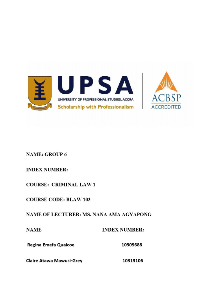 Criminal Law Tutorial Questions and Answers | PDF | Mens Rea ...