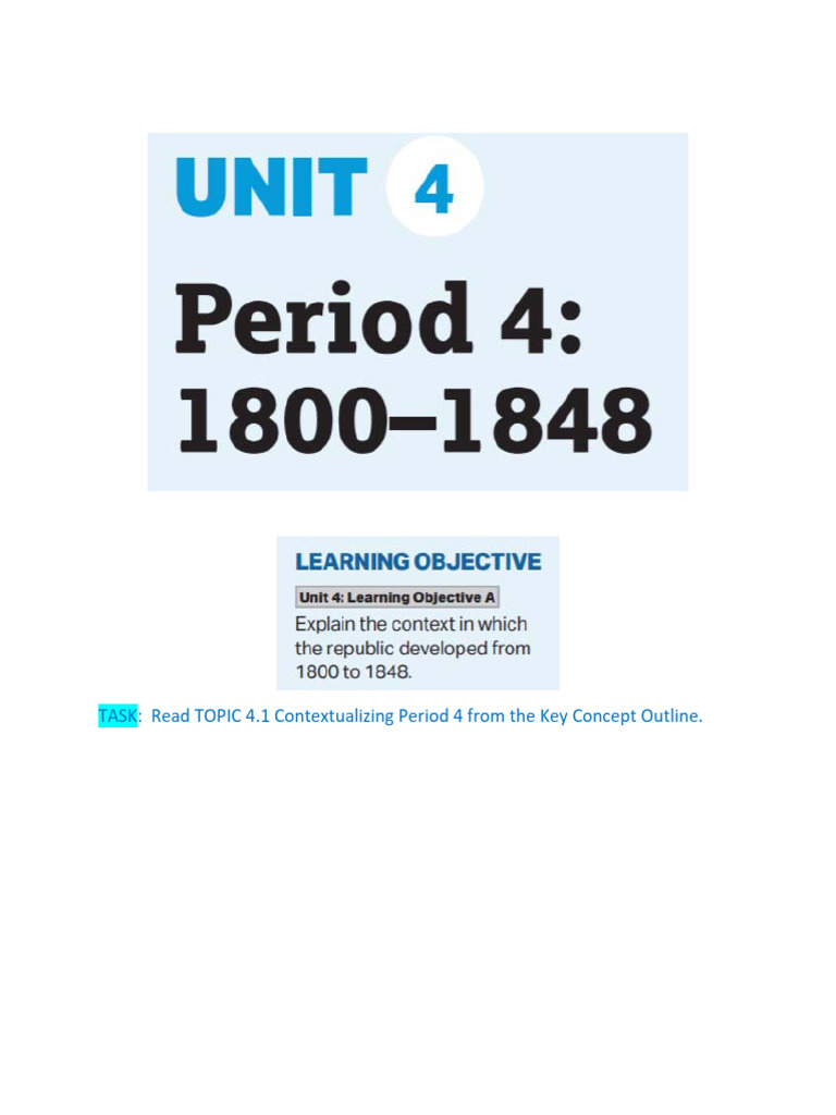 US Policy and Culture in the Early 1800s | PDF | Whig Party (United ...