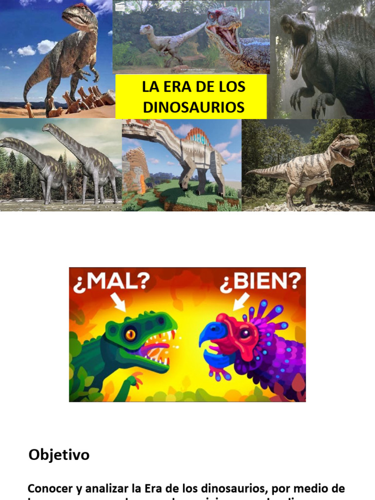 La era de los dinosaurios | PDF | Dinosaurios | Reptil