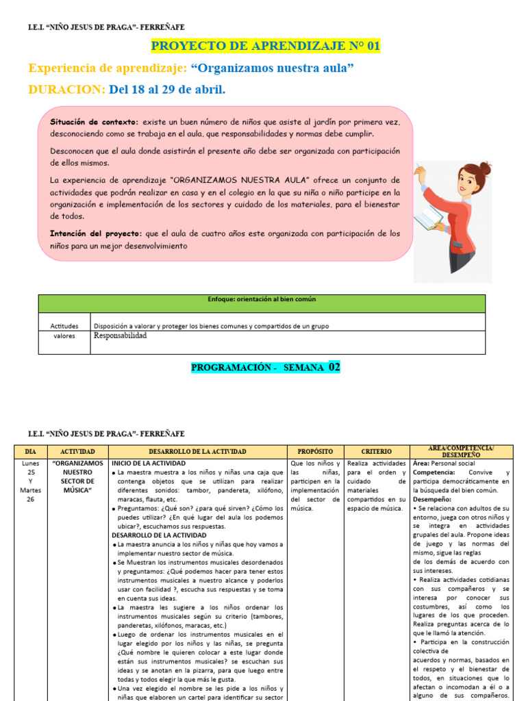 Planificacion de 1 Unidad Del Mes de Abril | PDF | Creatividad