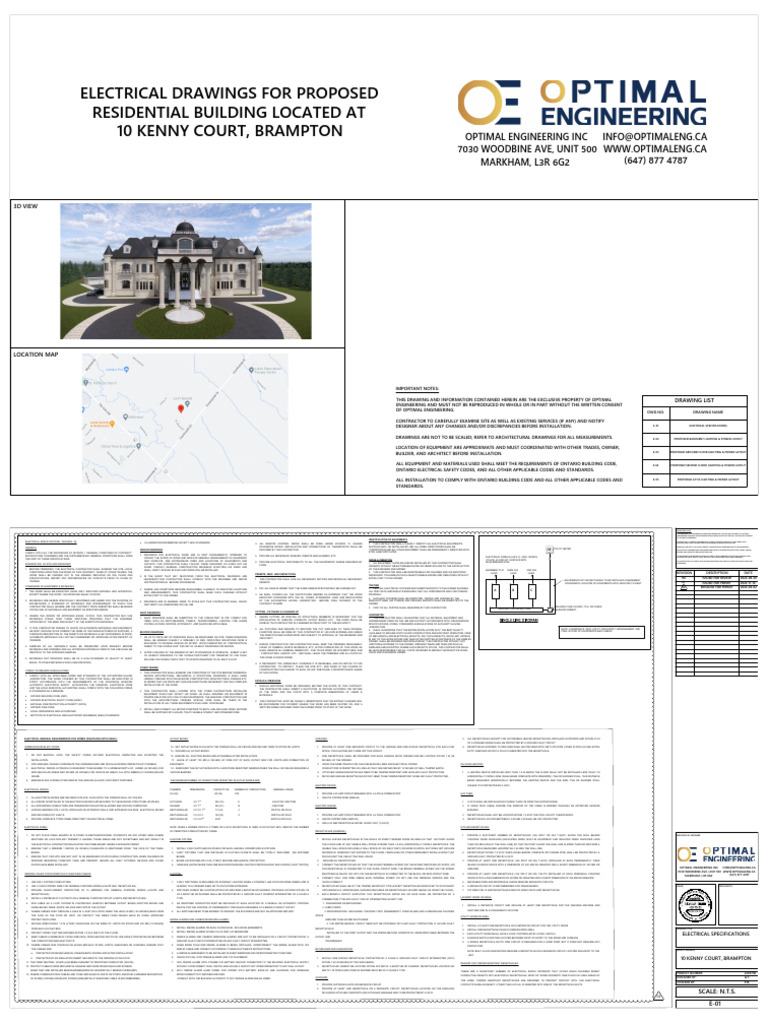 10 Kenny DR - Electrical Drawings | PDF | Electrical Wiring | Ac Power ...