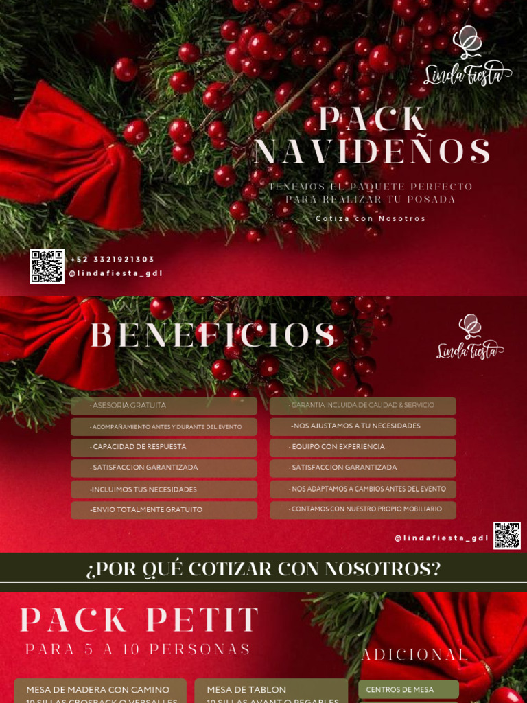 Paquetes Navideños | PDF | Cocina, comidas y vino