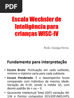 TABELA COLORIDA - Conversão de Scores e QI | PDF