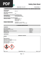 Spic and Span Disinfectant Cleaner SDS | PDF | Occupational Safety And ...