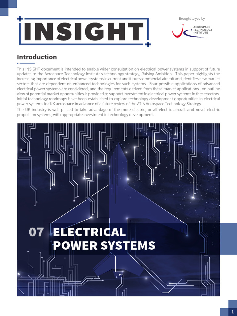 Insight - 07 Electrical Power Systems | PDF | Electric Vehicle | Efficient Energy Use